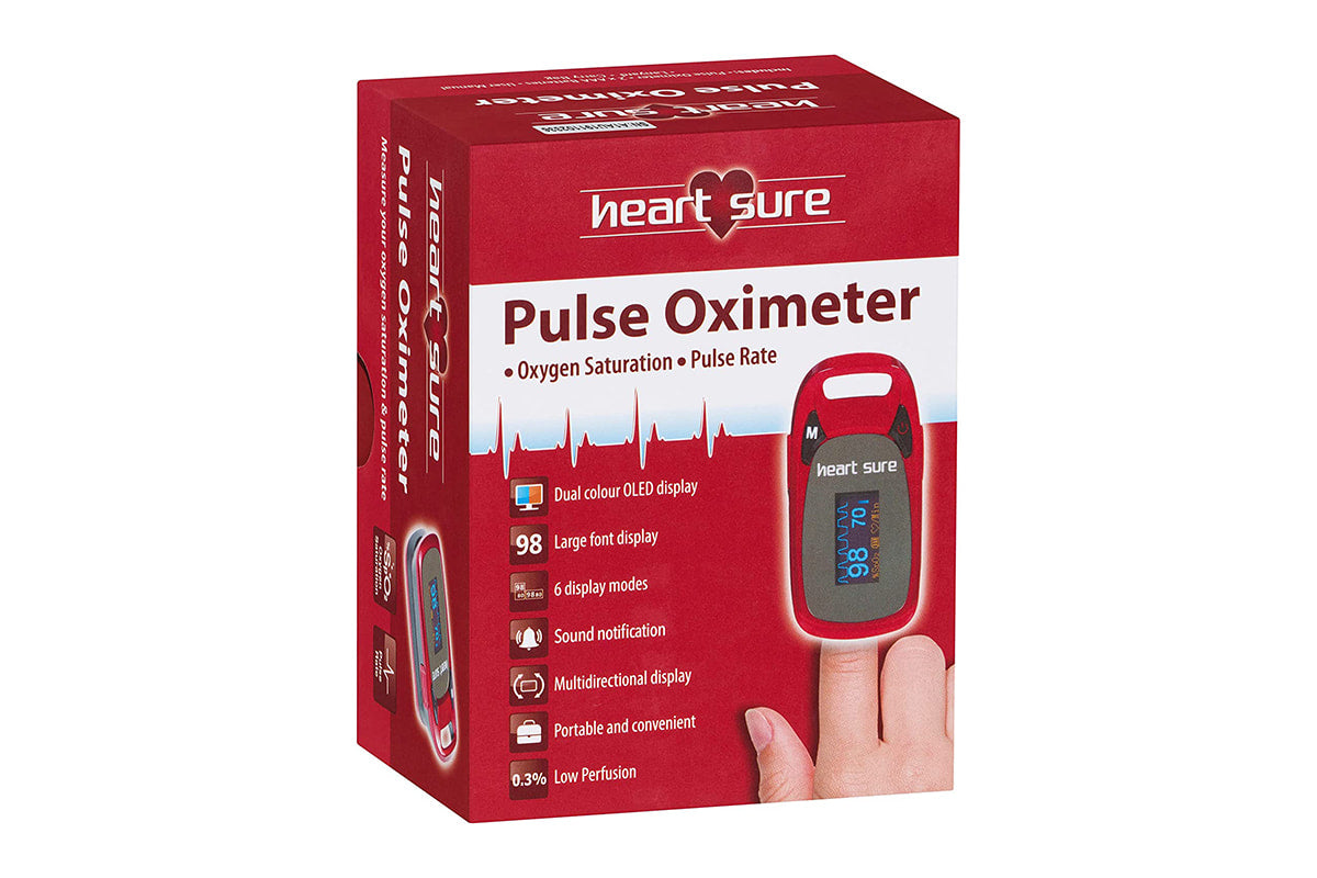 Heart Sure Fingertip Pulse Oximeter – Sleep Platform Shop